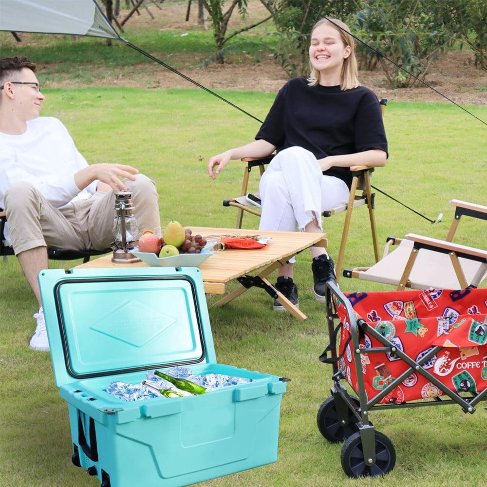 Camping Cooler Box, Ultra-Light Hard Cooler Insulated Portable Ice ...