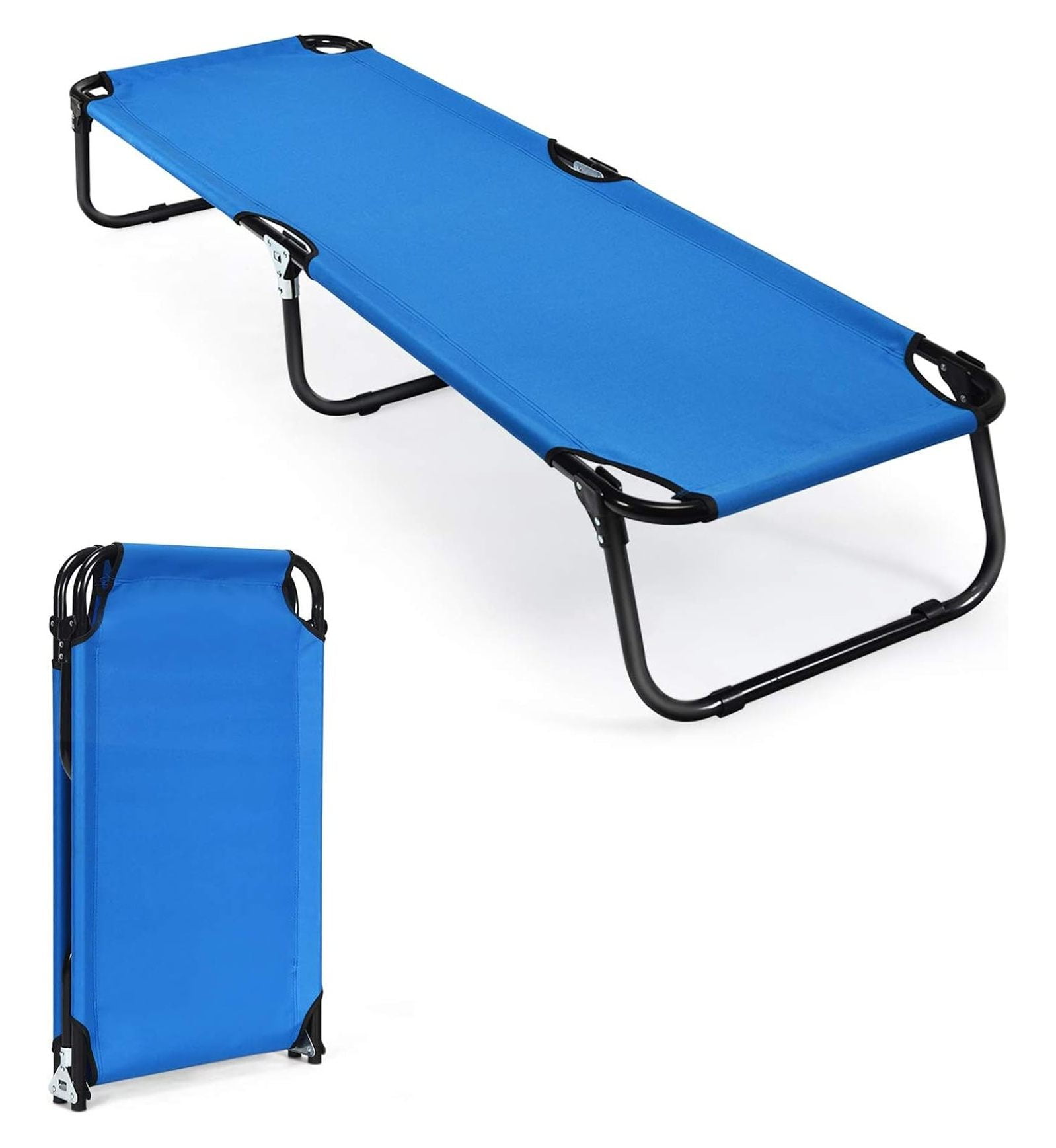 Camping Cot, 330 LBS Folding Cot for Sleeping, Easy Set Up Cot Bed for ...