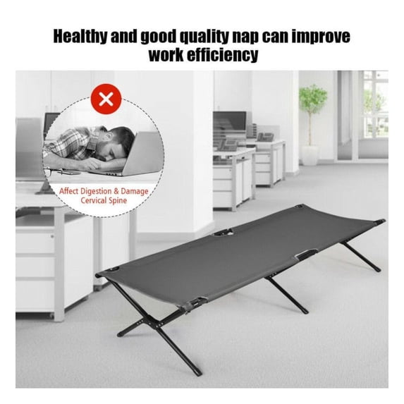 Camping Cot for Adults & Kids - Folding Portable Cot Bed - Heavy Duty ...