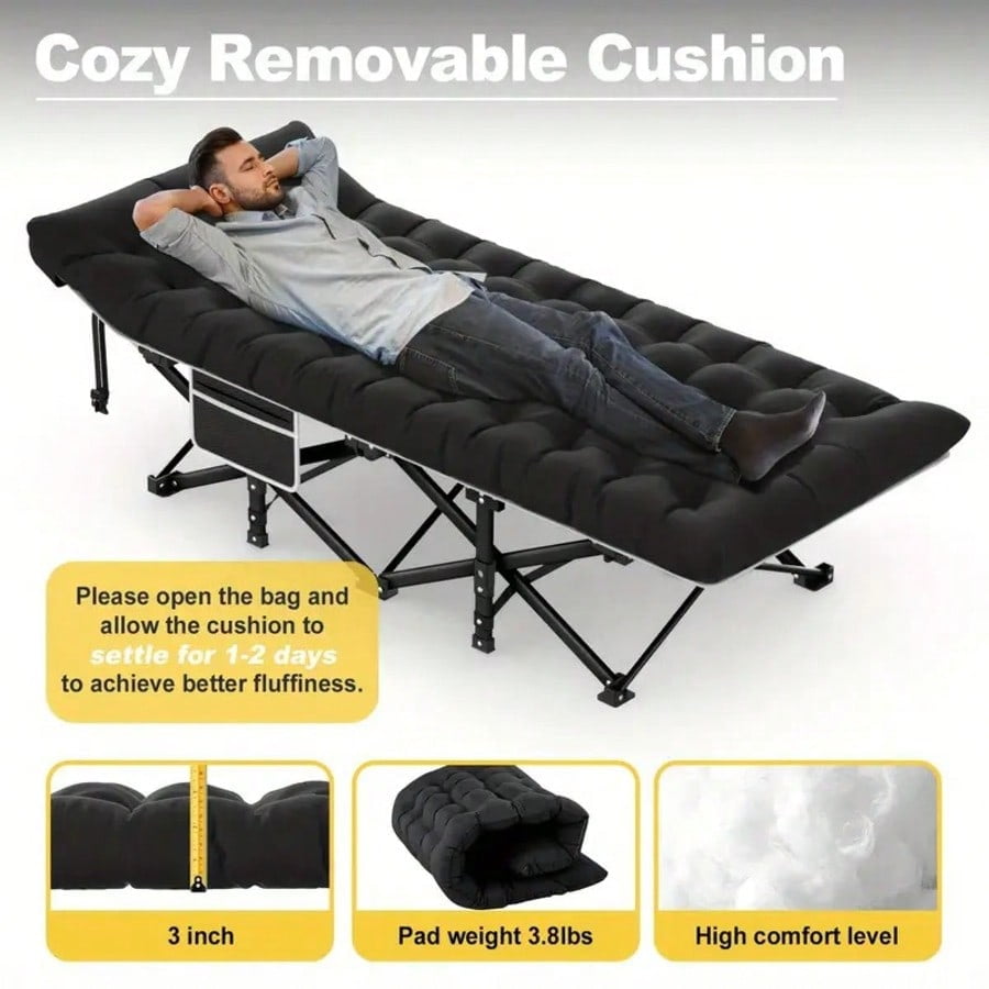 Camping Cot, Folding Cot Camping Cots For Adults Portable Folding ...