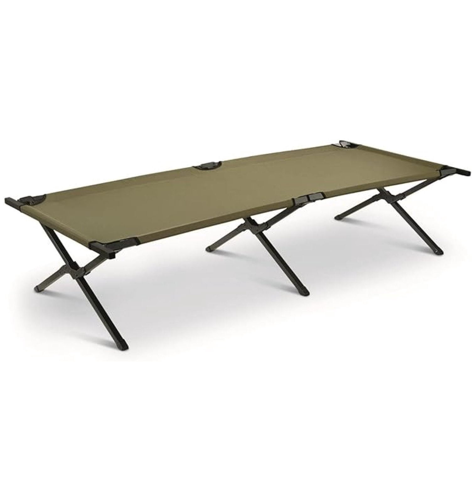Camping Cot for Adults, Heavy Duty Portable Folding Cot Bed - Military ...