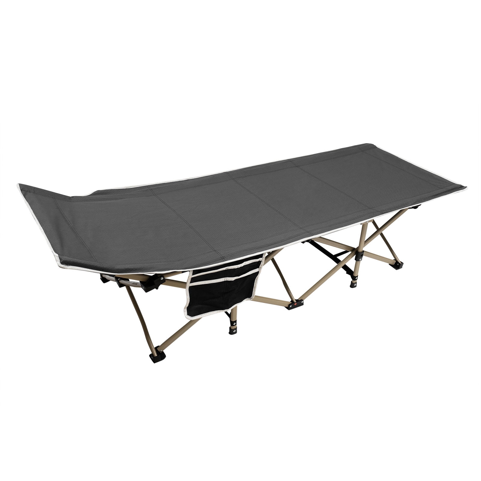 Camping Cots, Sturdy Carbon Steel and 1200D Oxford Cloth, Elevated 15 ...