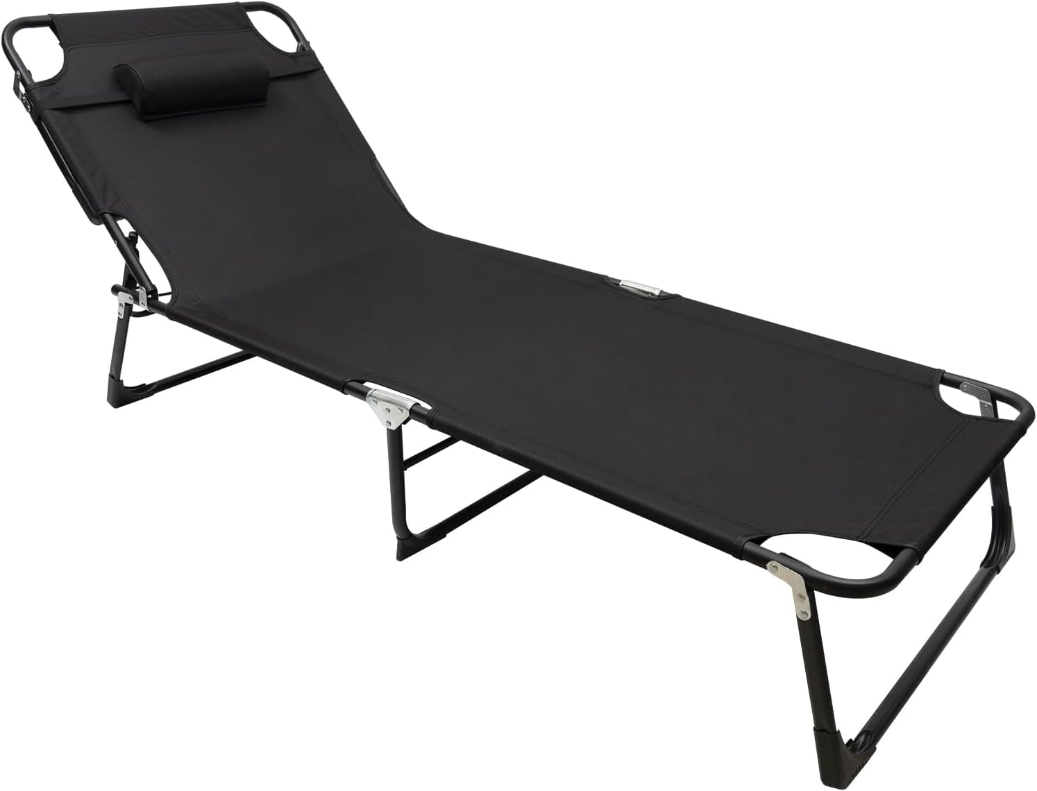 Camping Cots for Adults, 265lbs Support Folding Sleeping Cots Easy-to ...
