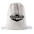 Camping Cotton Drawstring Backpack for Birthday parties and Summer Camp ...