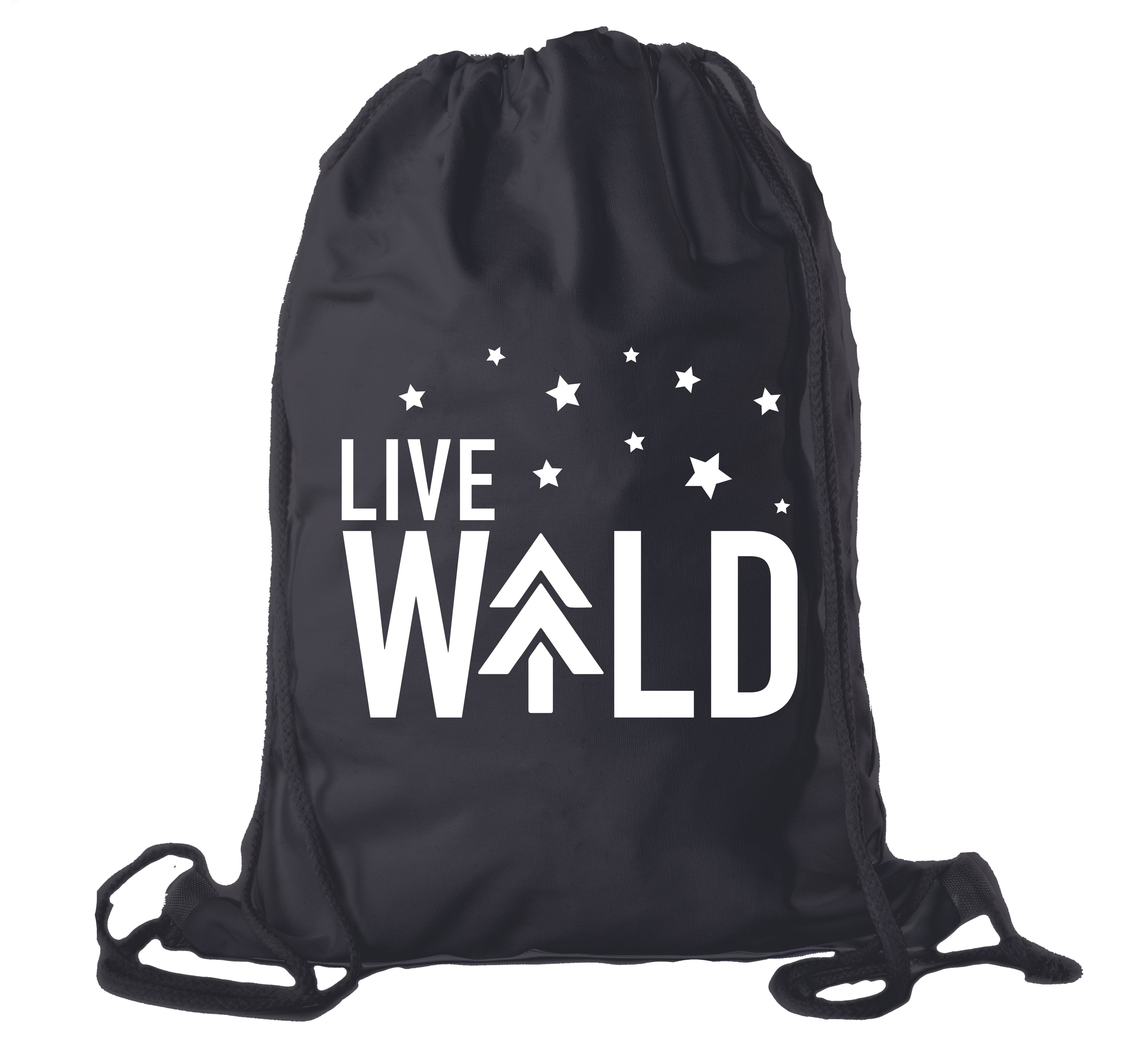 Camping Cotton Drawstring Backpack for Birthday parties and Summer Camp ...