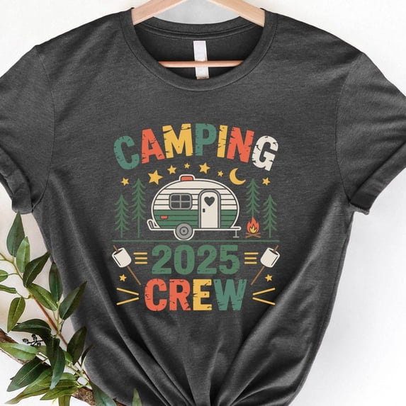 Camping Crew 2025 Tee Nature Lover Shirt - Walmart.com