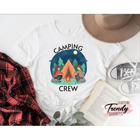 Camping Crew Shirt, Campfire Shirt,Marshmallow Shirt,Camping Vibes ...