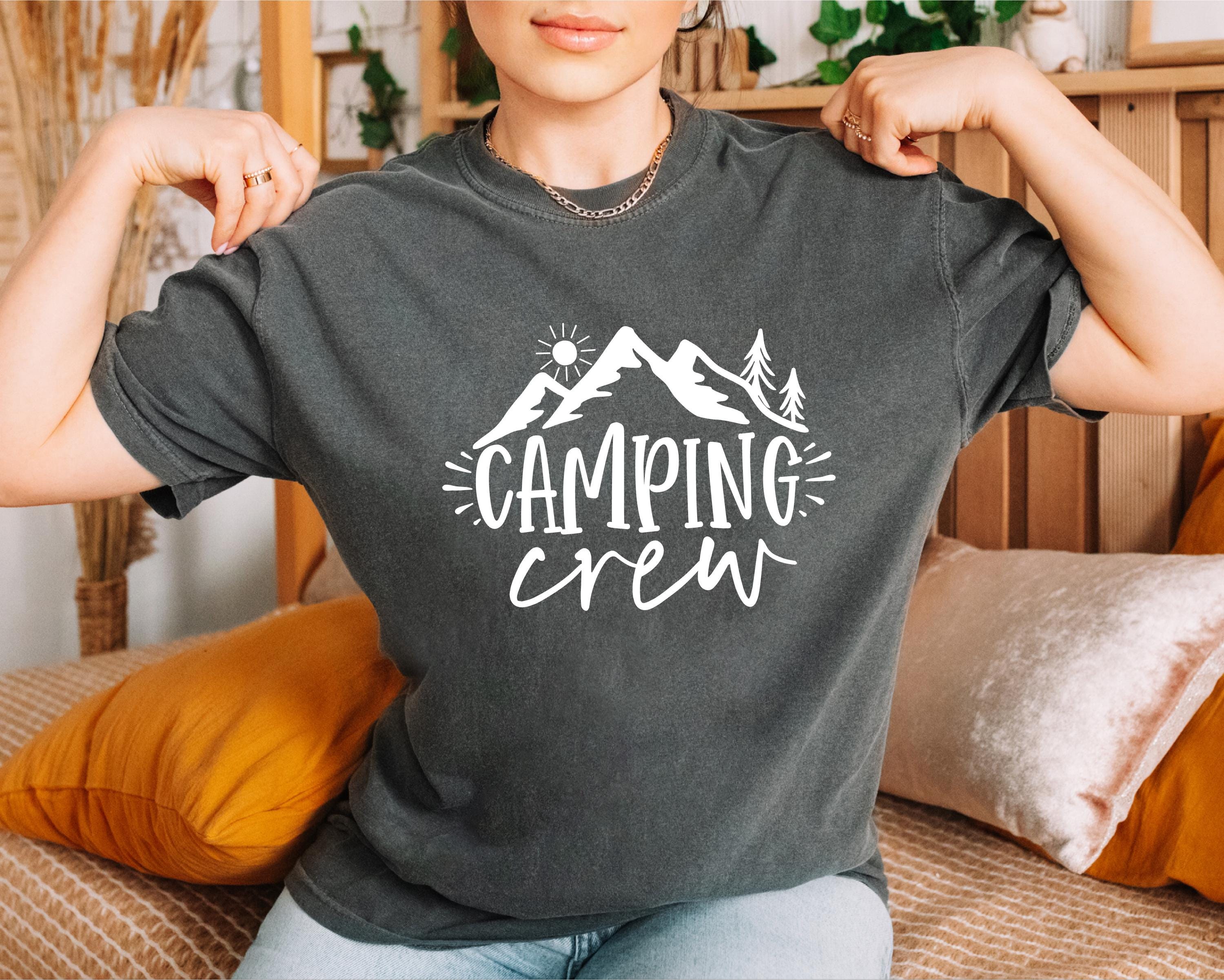 Camping Crew Shirt, Family Camping, Camping Tees, Girls Camping, Family ...