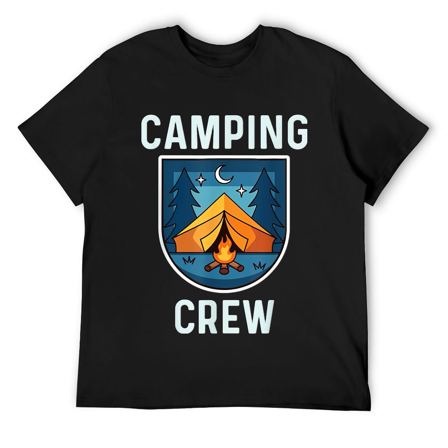 Camping Crew Shirt Family Camping Trip Matching Group Tent Mens T-Shirt ...