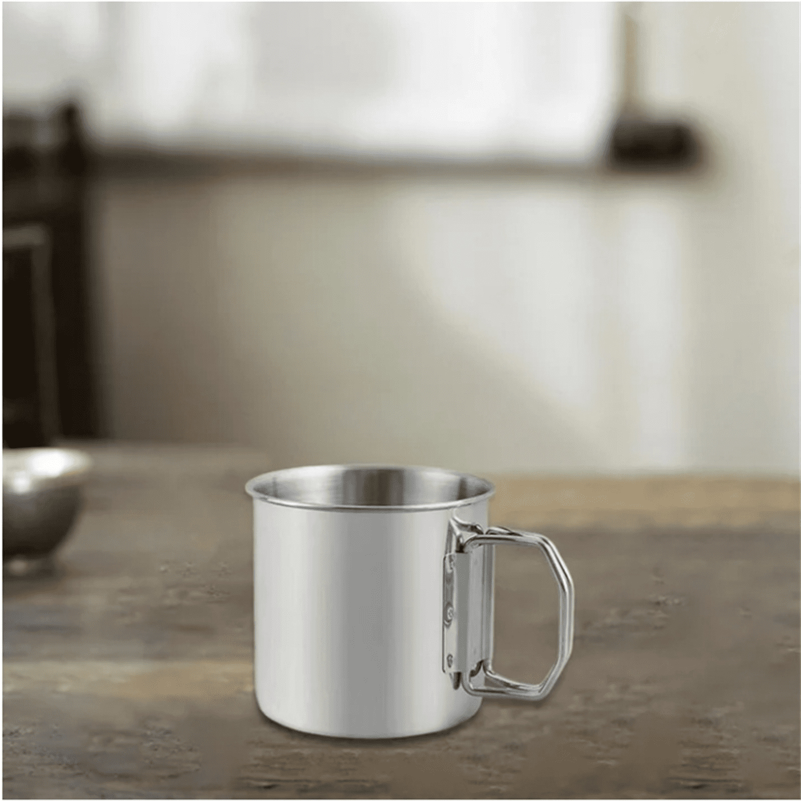 Camping Cup Camping Mug With Foldable Handles Stainless Drinkware ...