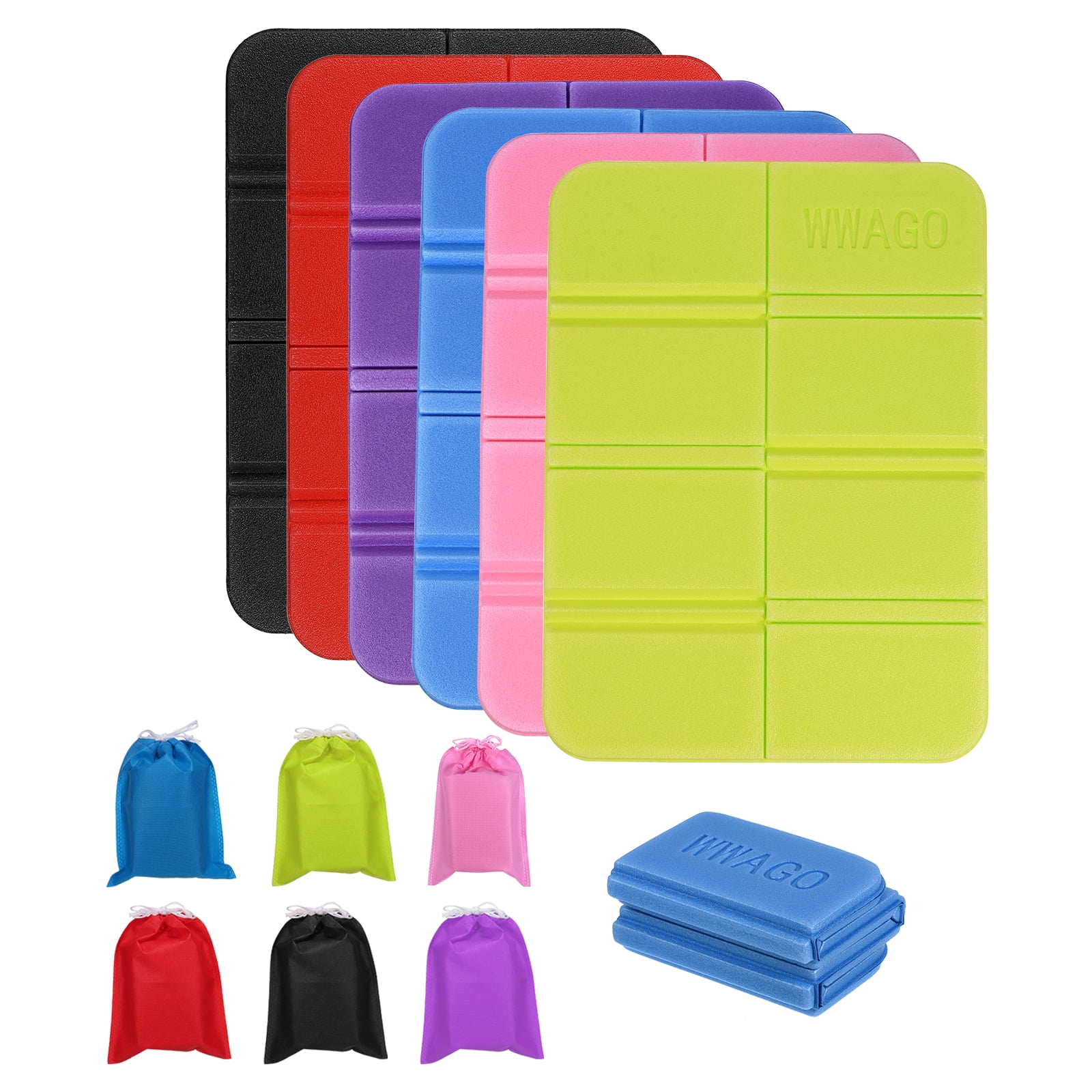 Camping Cushion Seat Foldable Sitting Pad 15"x11" Small Waterproof XPE ...