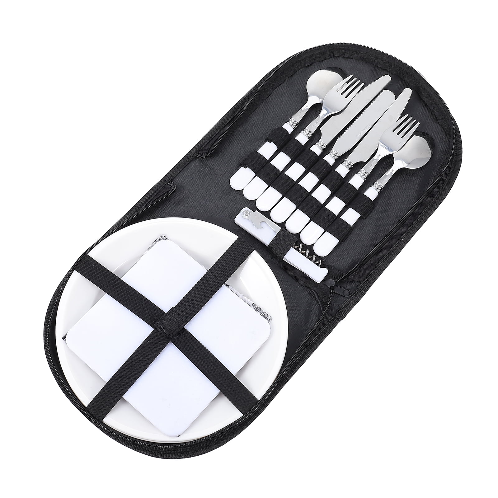 NIYANGLE Portable Camping Silverware Stainless Steel for Adults ...