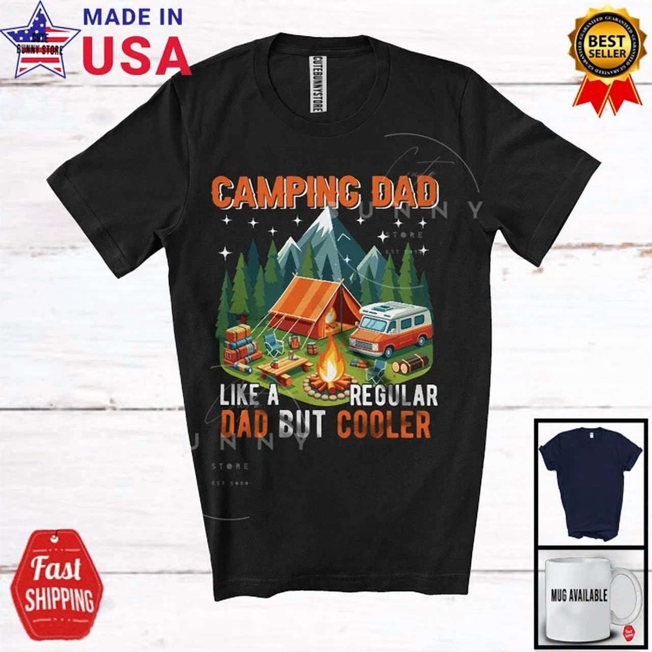 Camping Dad Definition Cooler, Father's Day Outdoor Activities, Family ...