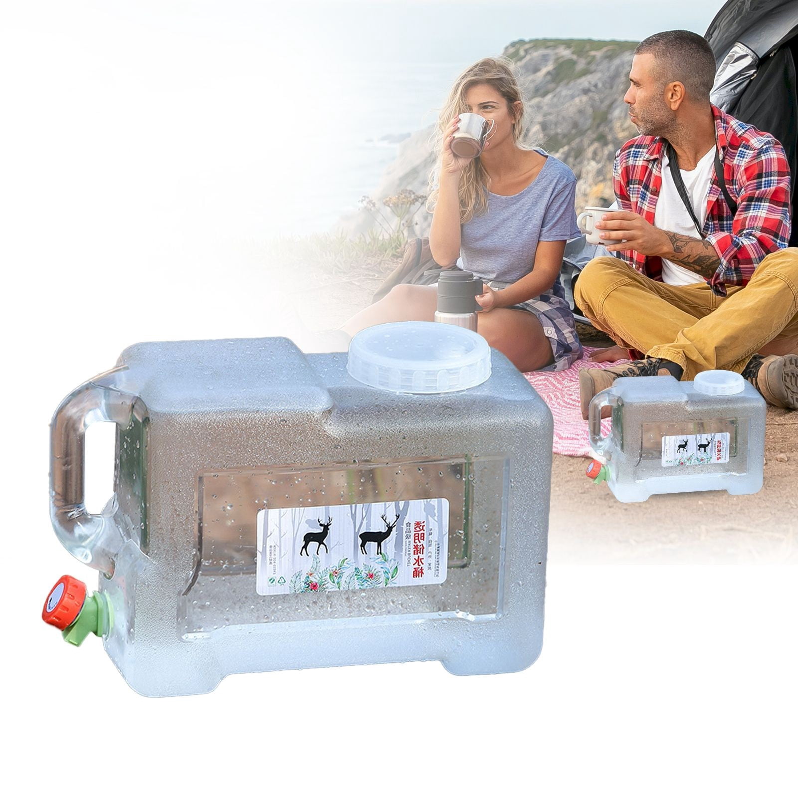 Camping Deals - Portable 2.5 Gallon Water Jug with Assorted Accessories ...