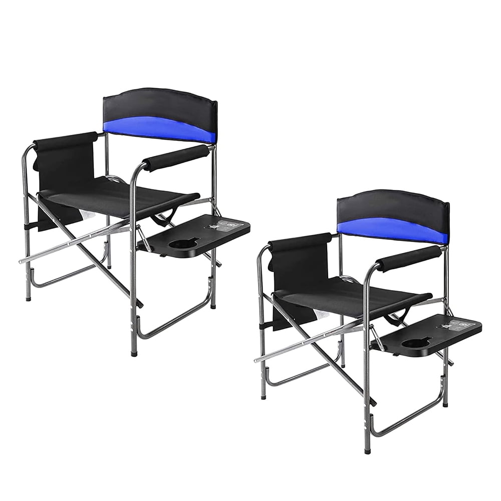 Camping Directors Chairs, Padded Folding Portable Camping Chair with ...