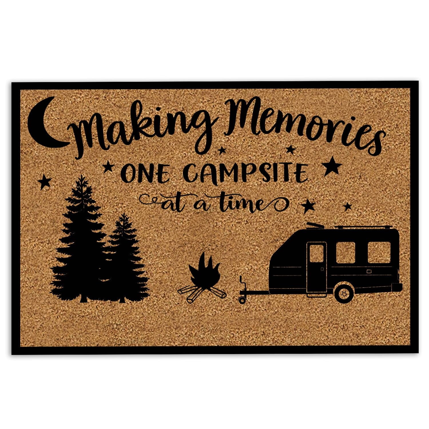 Camping Door Mat Camper Camping RV Making Memories One Campsite at A ...