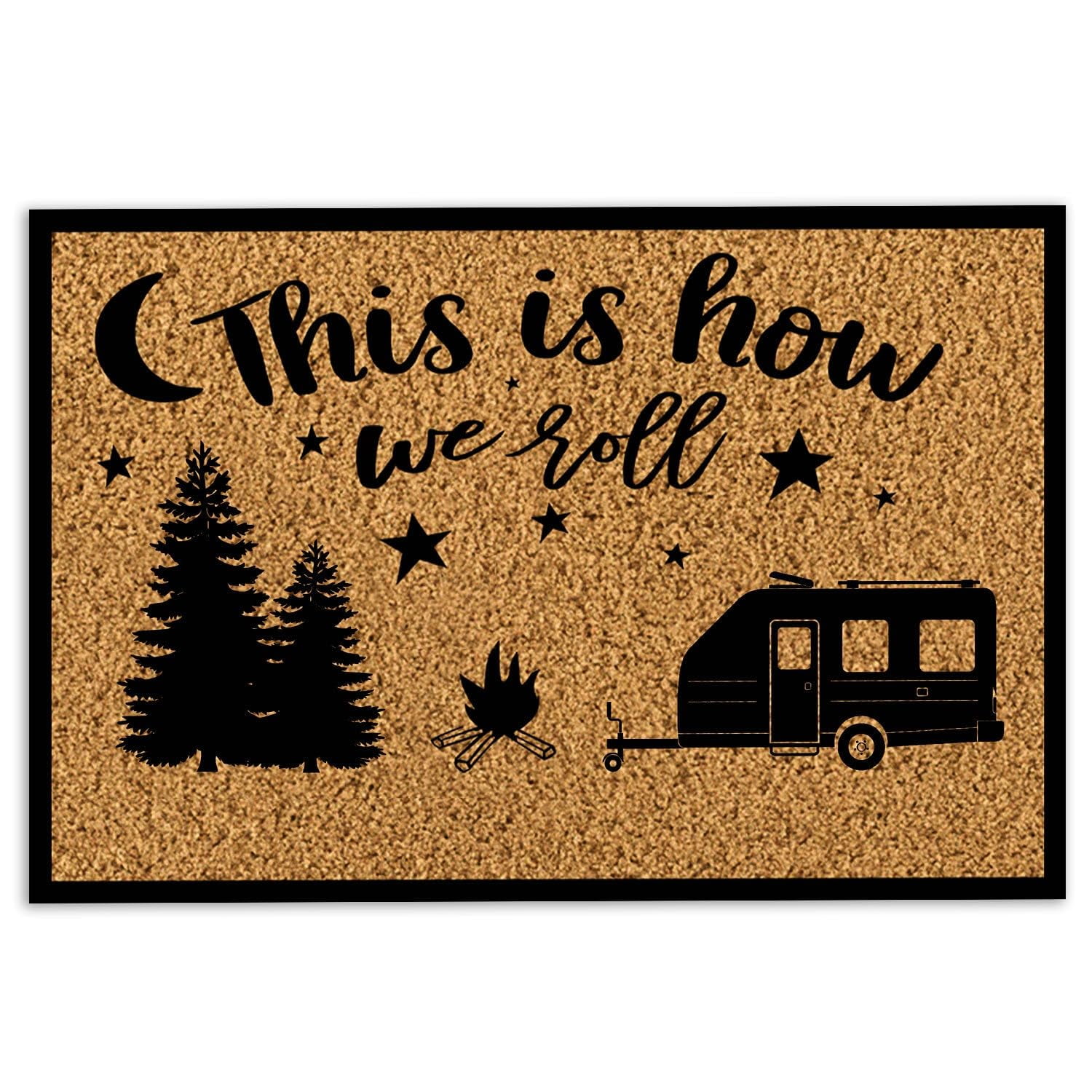 Camping Door Mat Camper Camping RV Indoor Outdoor This is How We ...
