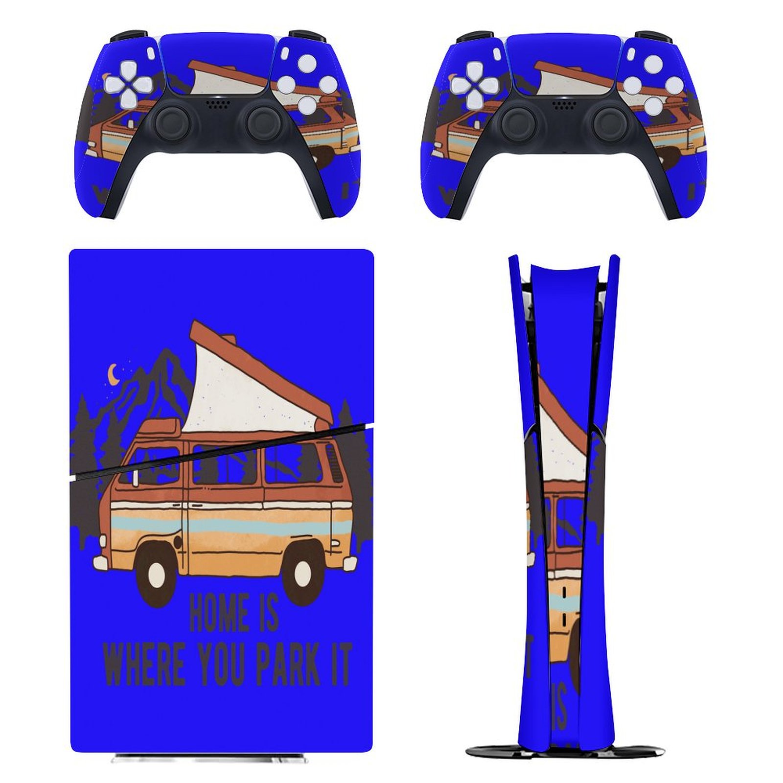 Camping, Driving PS5/PS5 Slim Digital Disc Skin Sticker For Console And ...