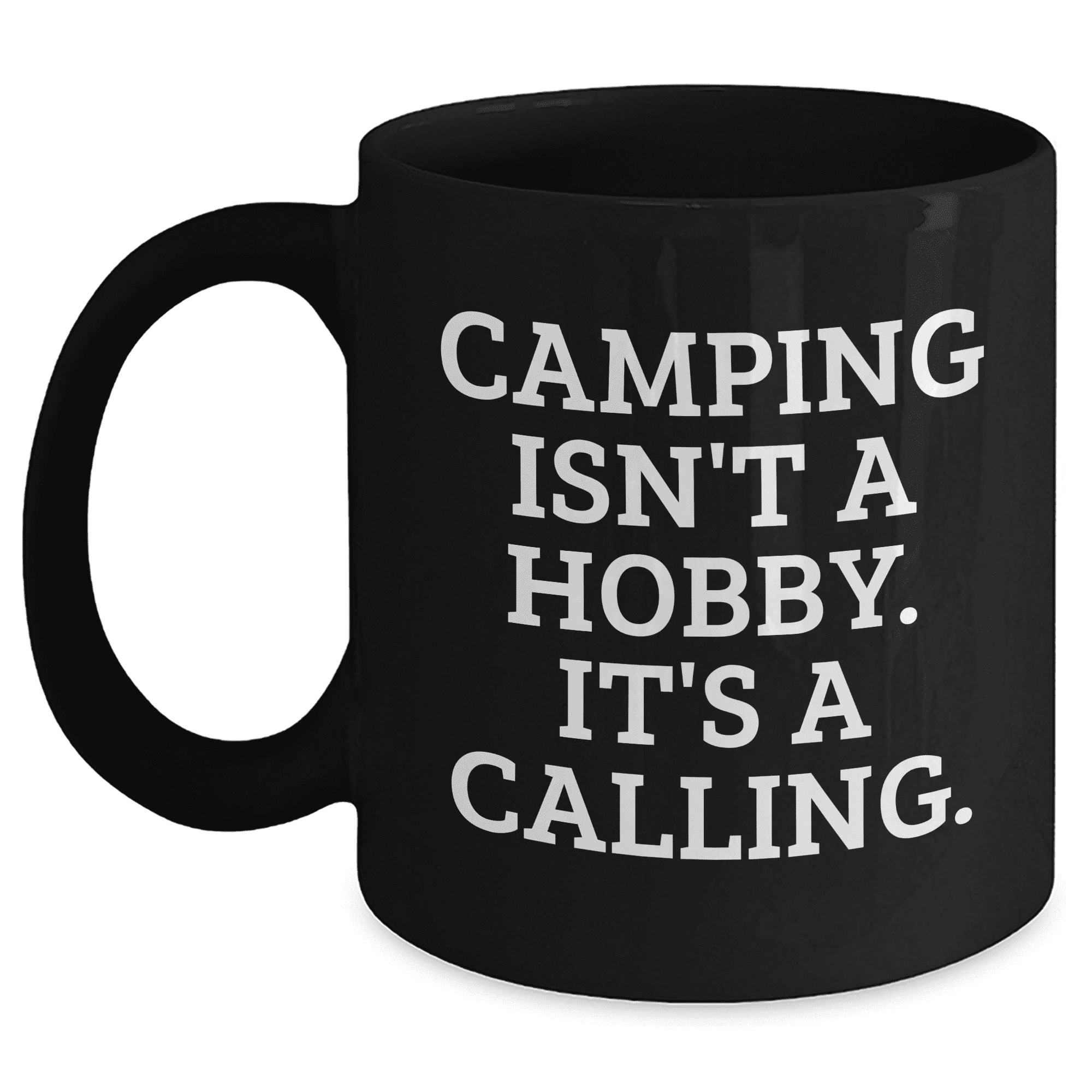 Camping Enthusiasts Love These Funny Black Coffee Mugs, Gifts from ...