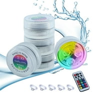 Ledeez Waterproof Multicolor Lights, 16 Bright Colors, Battery Operated ...