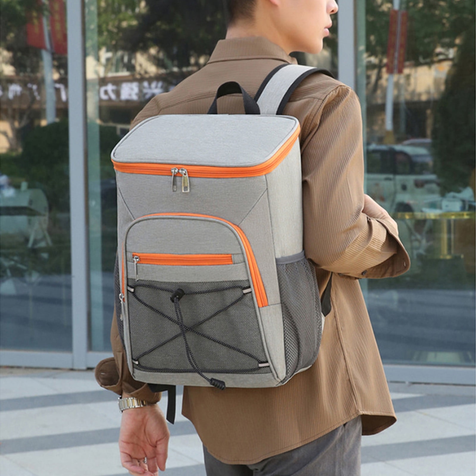 Camping Essential, Cooler Backpack Insulation Leak-proof Backpack Large ...