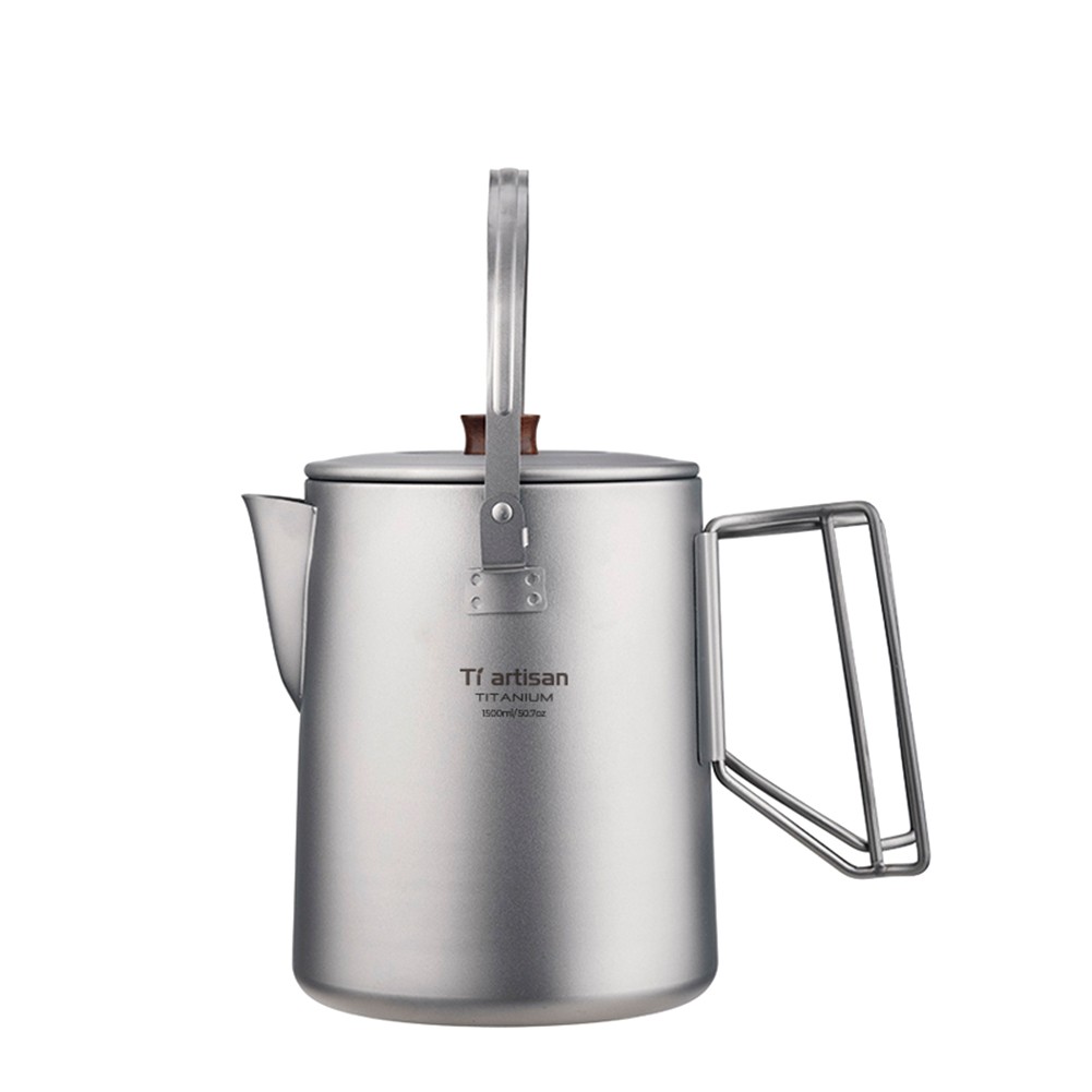 Camping Essentials Camping Cookware Coffee Kettle 1.5L Coffee Kettle ...
