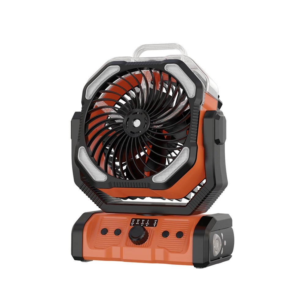 Camping Fan 20000mAh Rechargeable Portable Outdoor Camping Fan Camping ...