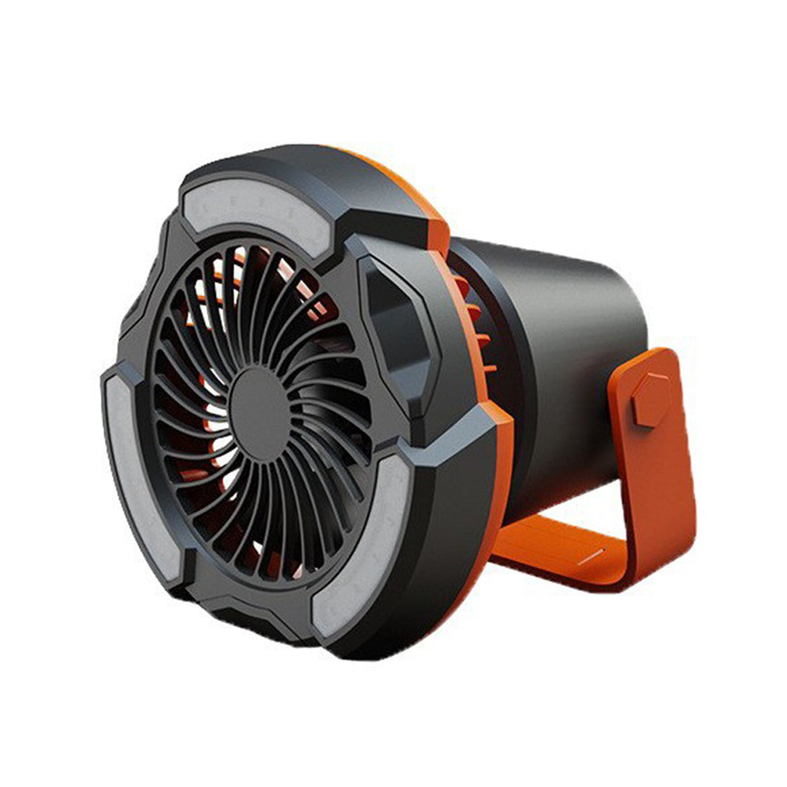 Camping Fan with LED Lantern, USB Rechargeable Powered Fan, Portable ...