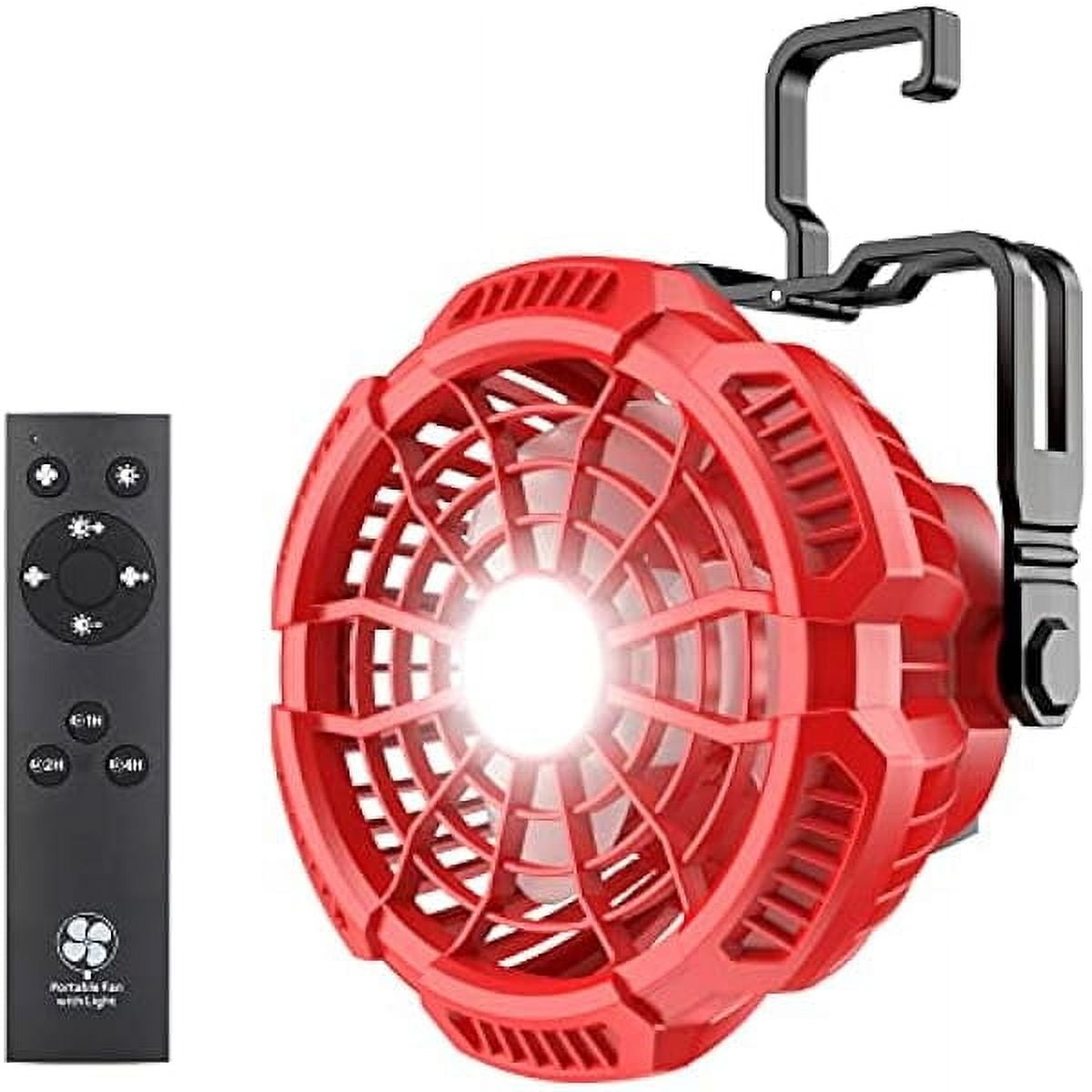 Camping Fan for Milwaukee 18V Lithium-ion Battery, Portable Handheld ...