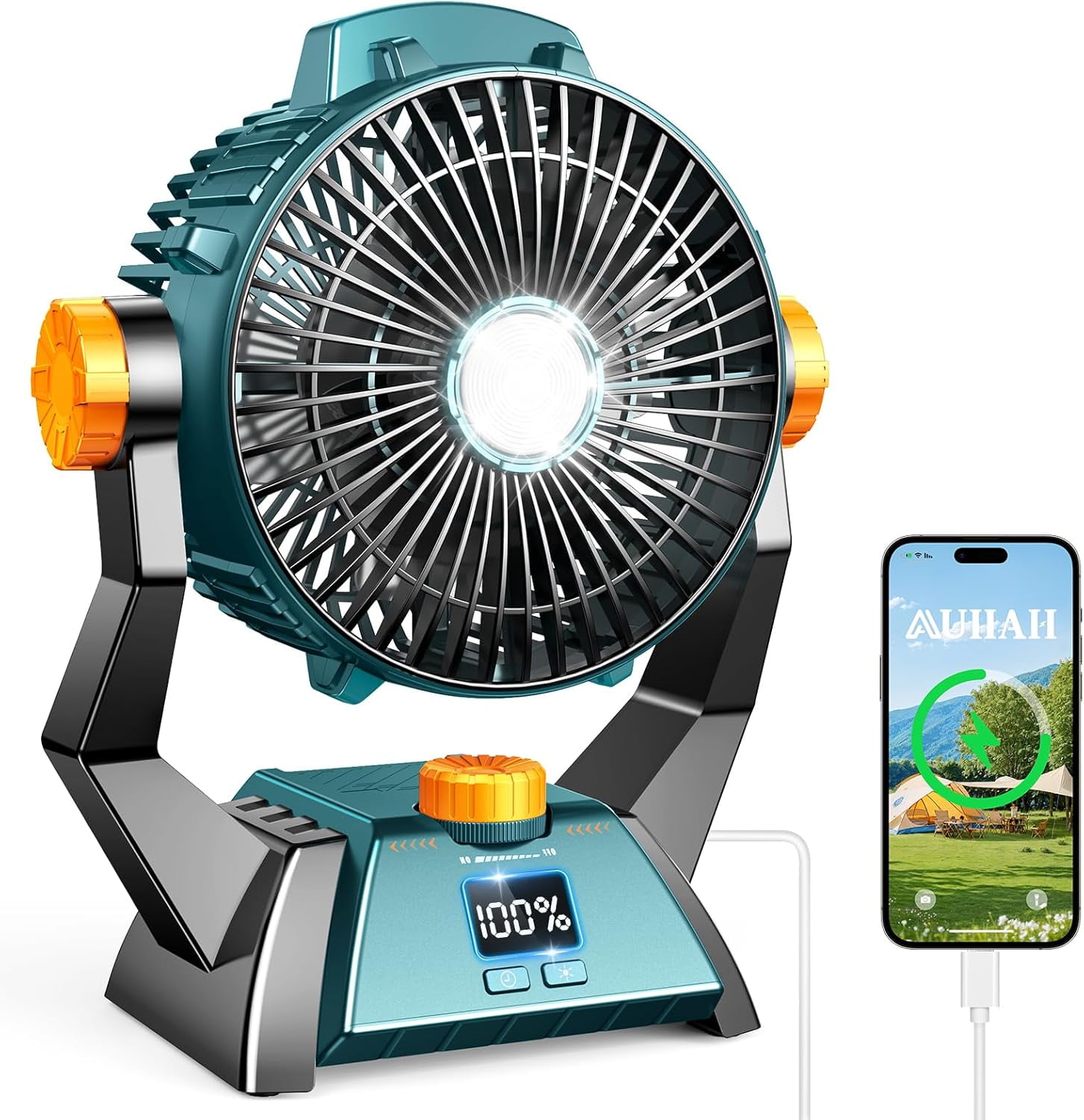 Camping Fan - Rechargeable Portable Battery Powered Camping Fans for ...
