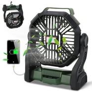 O2COOL 10 inch Battery or Electric Portable Fan, Camping Fan, Tent ...