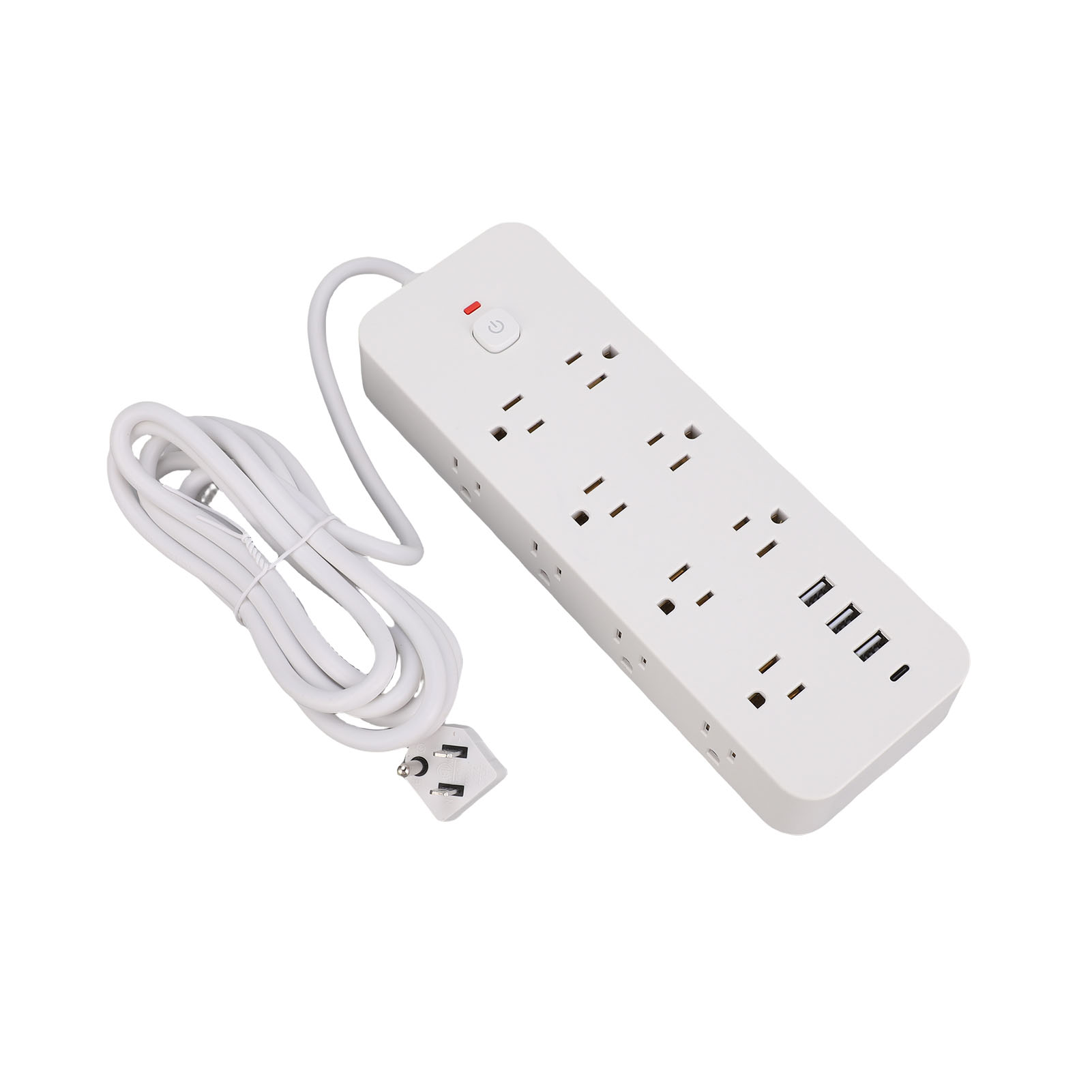 Power Strip with USB Ports PD Fast Charging 3 USB 1 Type C 14 AC ...