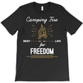 Camping Fire, Best Life For Freedom, Outdoors Adventure Graphic Design ...