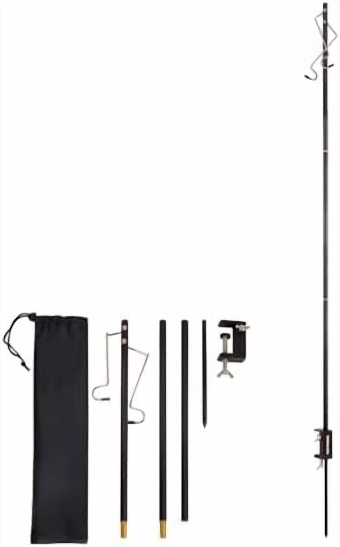 Camping Folding Lamp Pole - Lightweight Collapsible Aluminum Lantern ...