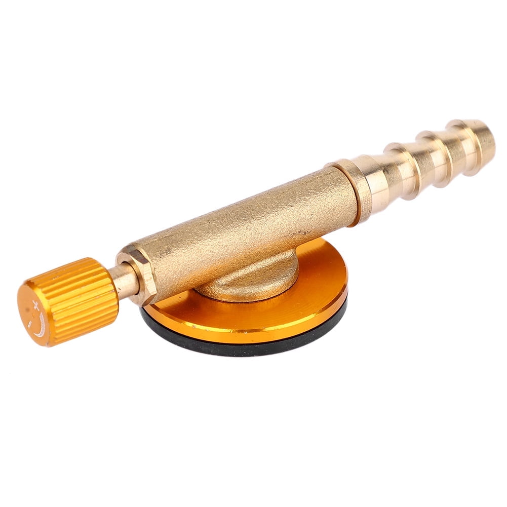 Camping Gas Pipe Valve, Brass Gas Refill Adapter Safety Stove Burners ...