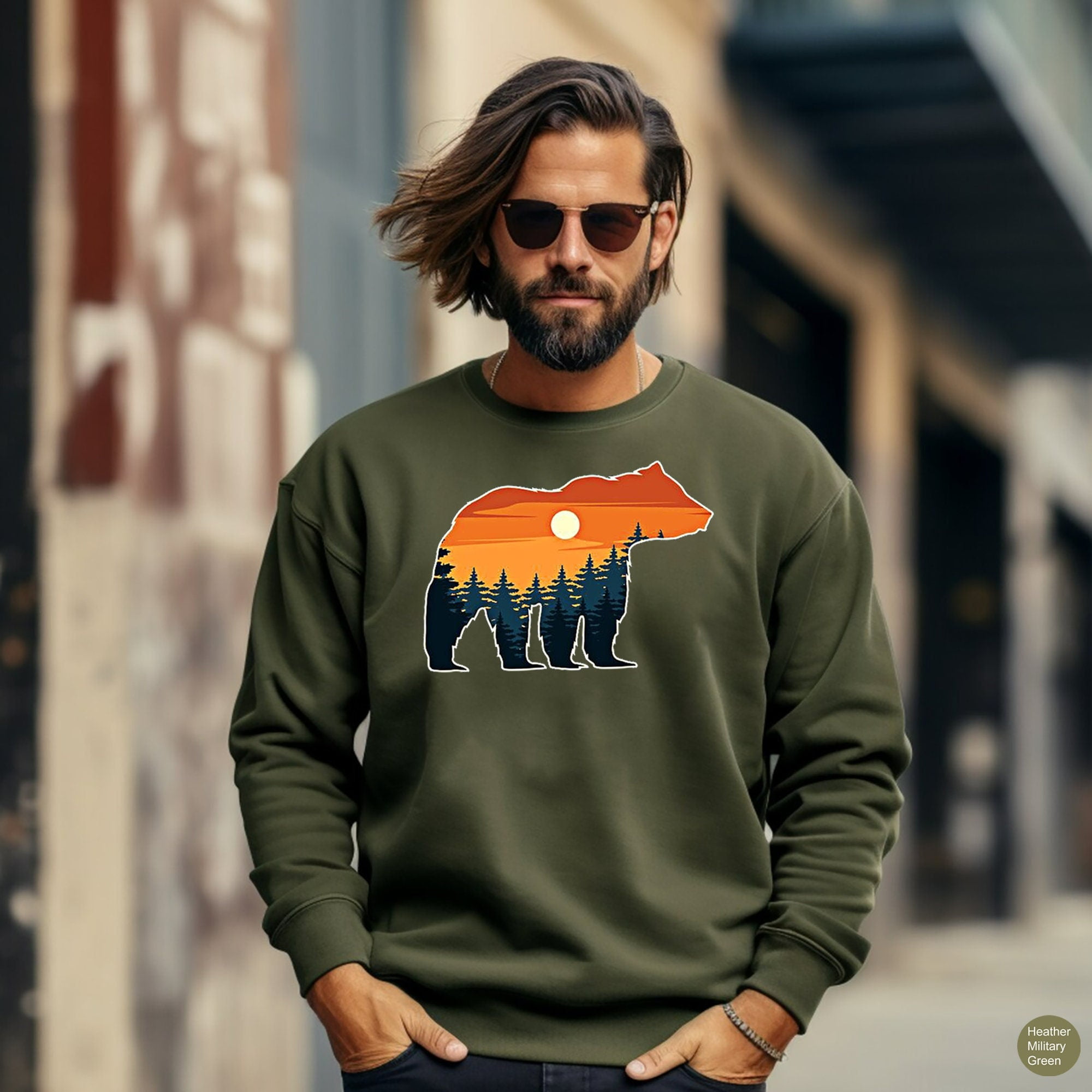 Camping Gift Shirt, Forest Themed Shirt, Tree Shirt, Adventure Is ...