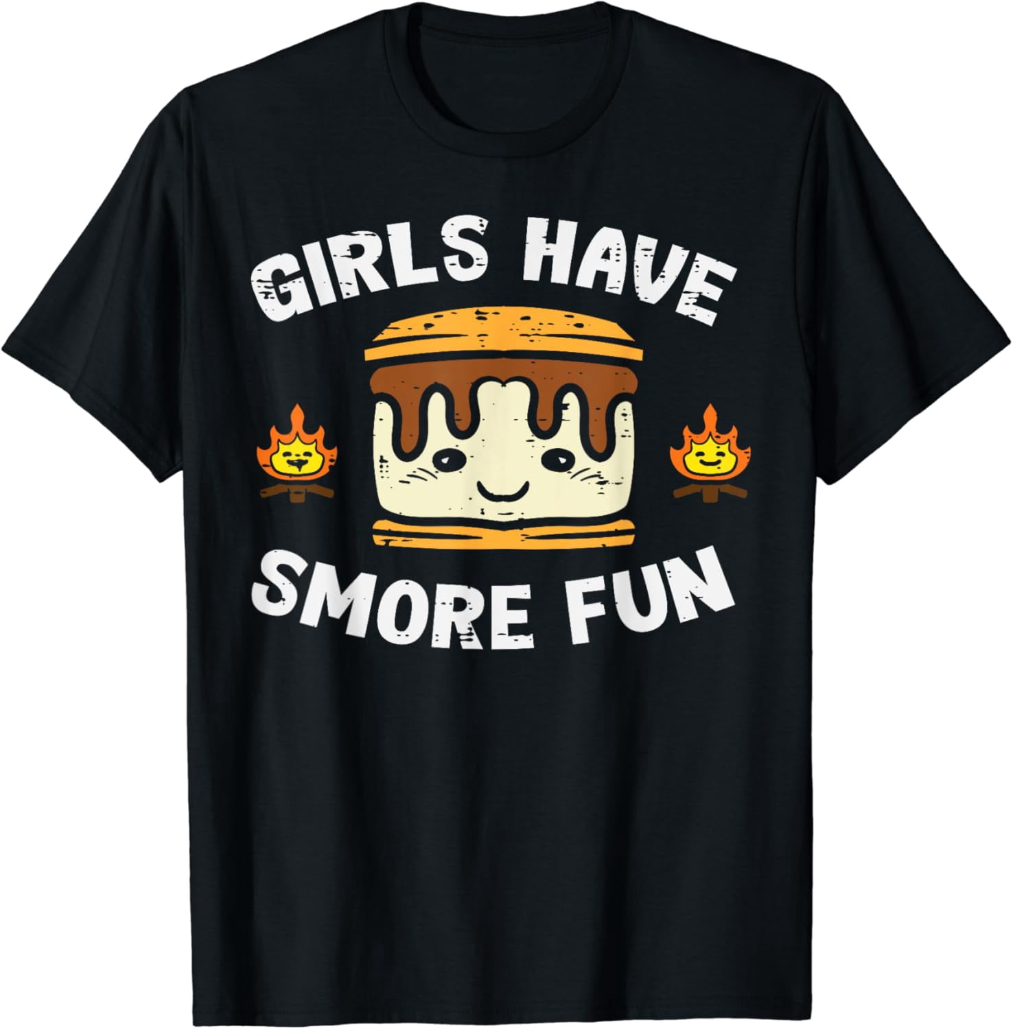 Camping Girls Have Smore Fun Camper Girls Women T Shirt - Walmart.com