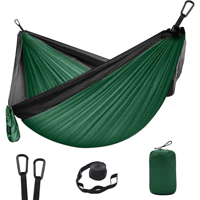 Camping Hammock Double & Single Portable Hammock with Tree Straps ...