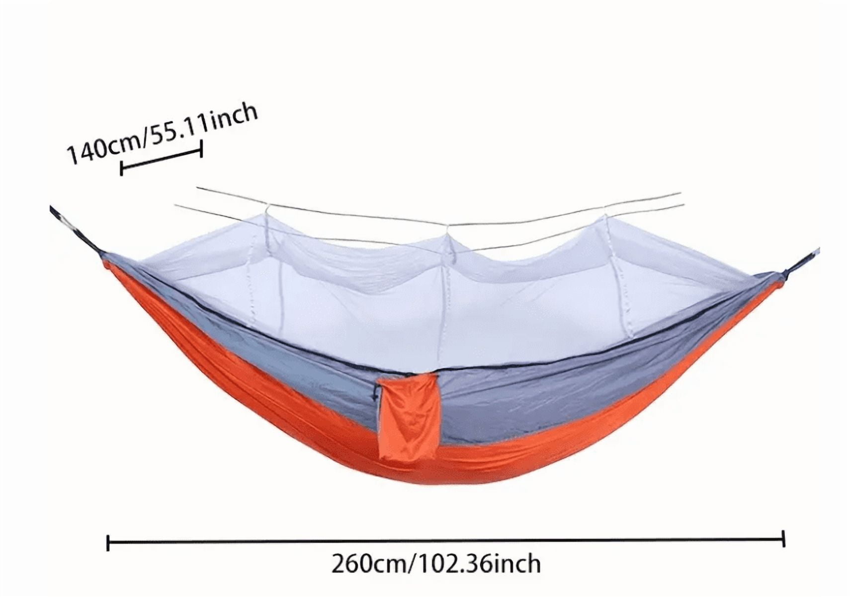 Camping Hammock with Mosquito Net 550 lbs Weight Capacity Portable ...