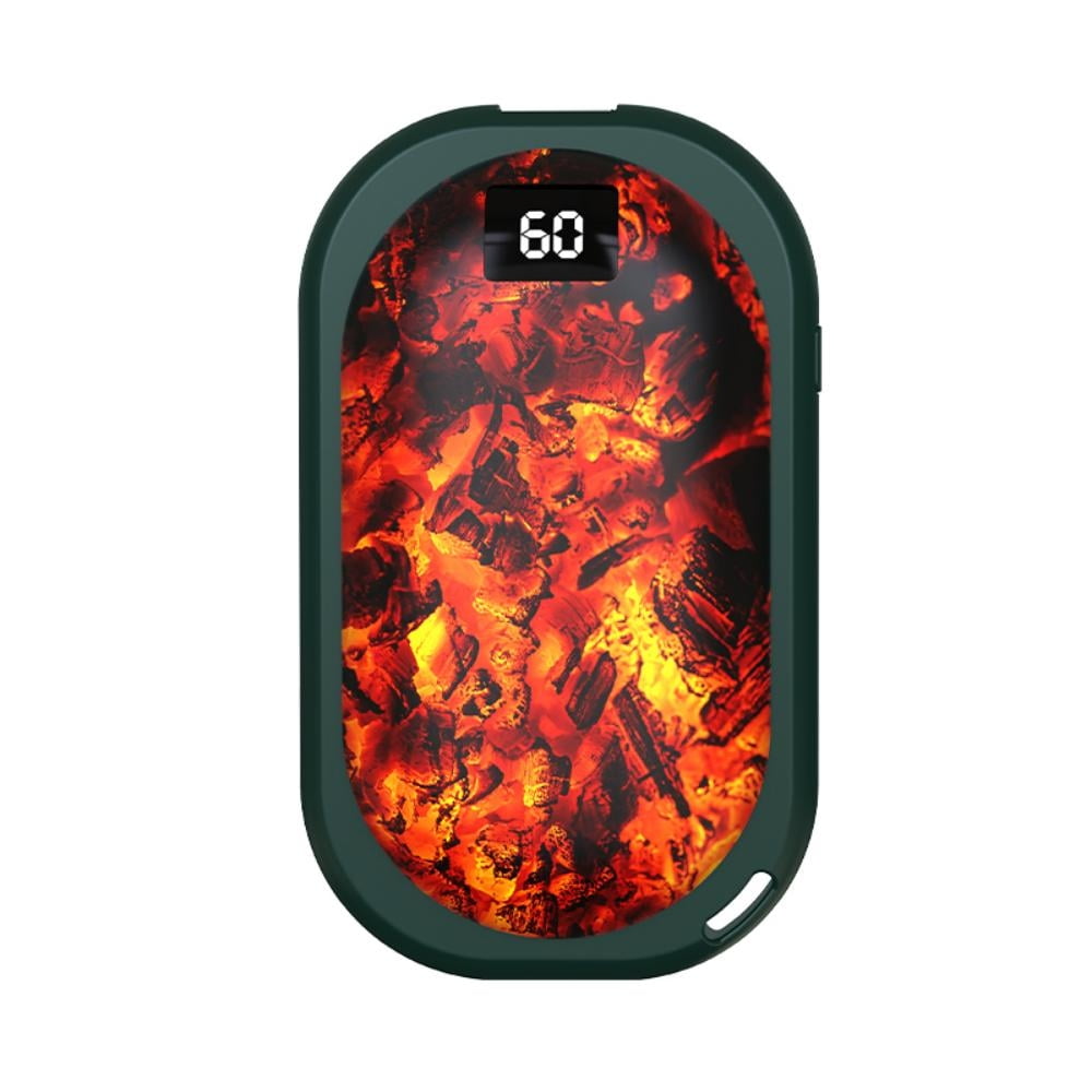 Camping Hand Warmer, 5000mAh Rechargeable Electric Hand Heater, USB ...