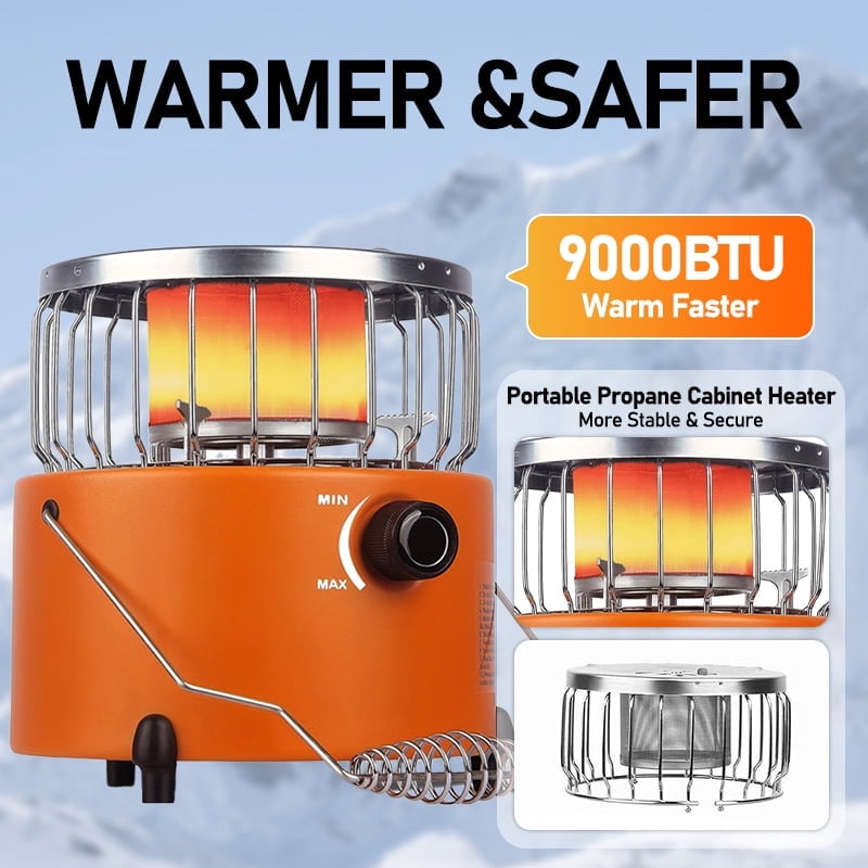 Camping Heater - Portable Outdoor Gas Stove Cooker, Camp Heater for ...