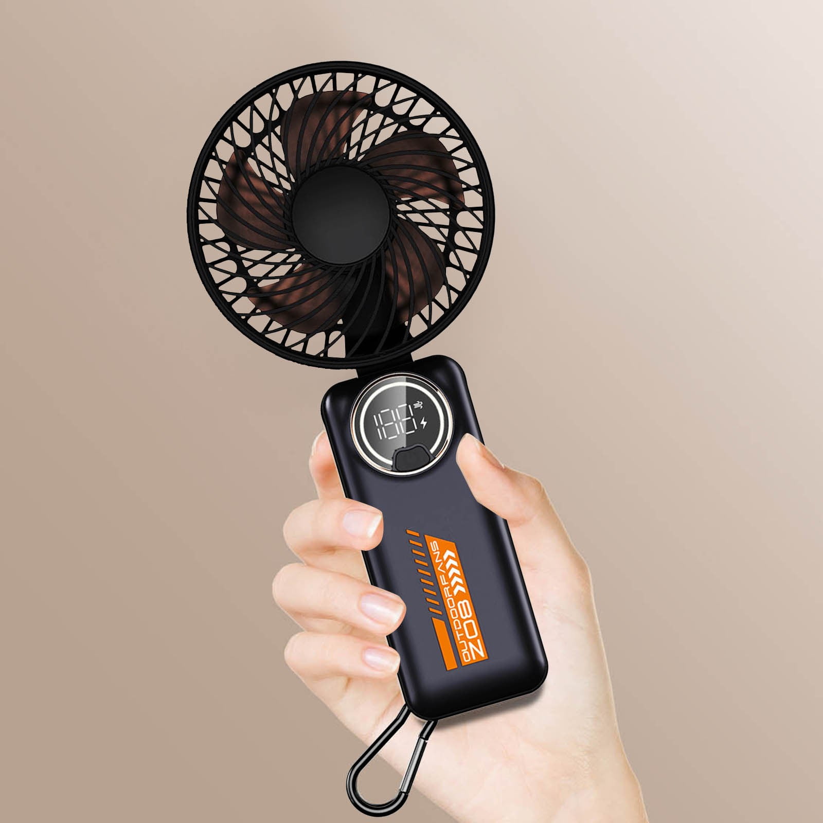Camping High Wind Power Desktop Fan Handheld Small Fan Hand Portable ...