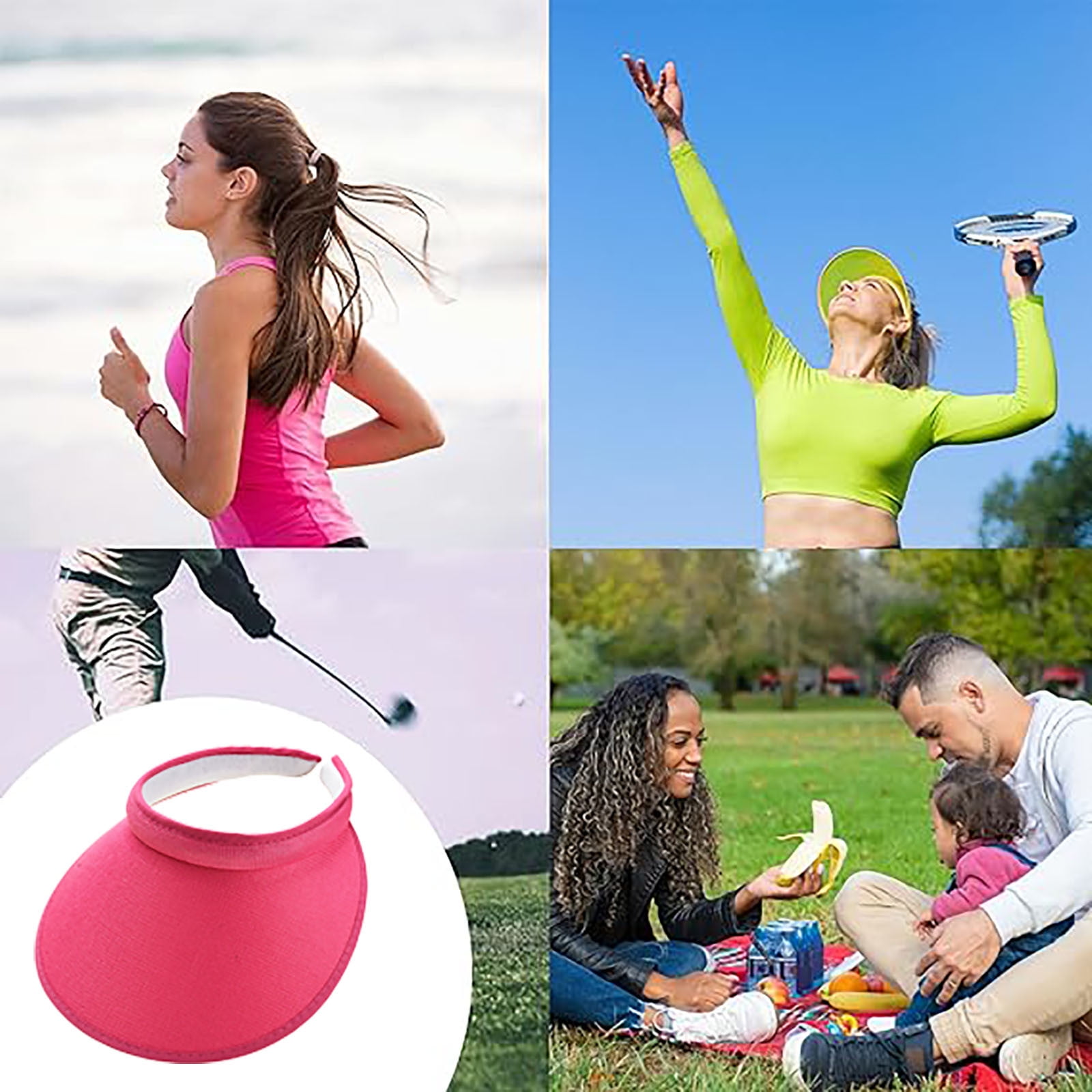 Camping & Hiking Japanese Sky Top and Sunshade Hat Women's Summer Hair ...