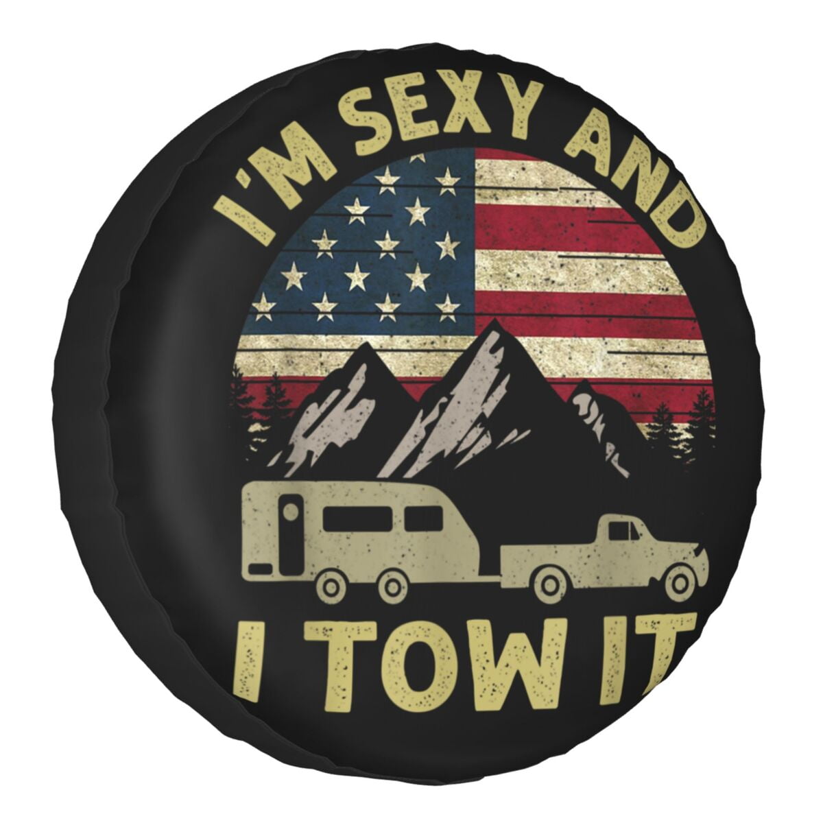 Camping Hiking Outdoor Spare Tire Cover for Hummer Custom Camp Camper ...