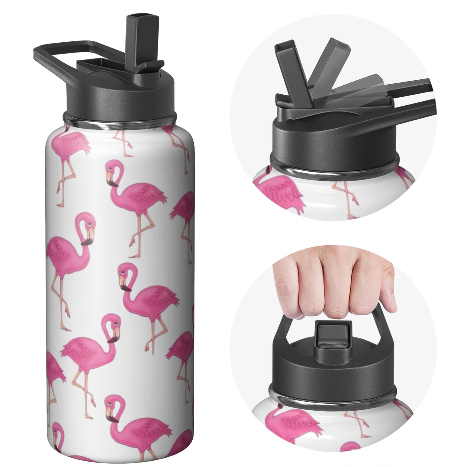 Camping & Hiking Sports 32oz Flamingo Themed Themed Flamingo Themed ...