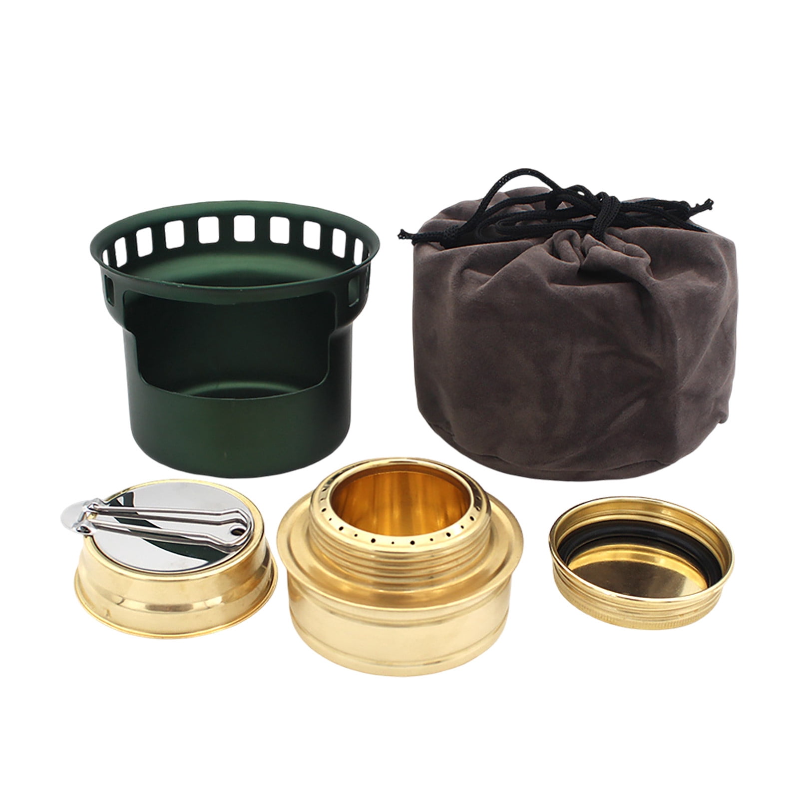 Camping & Hiking Stove Burner with Stand and Brackets for Outdoor ...