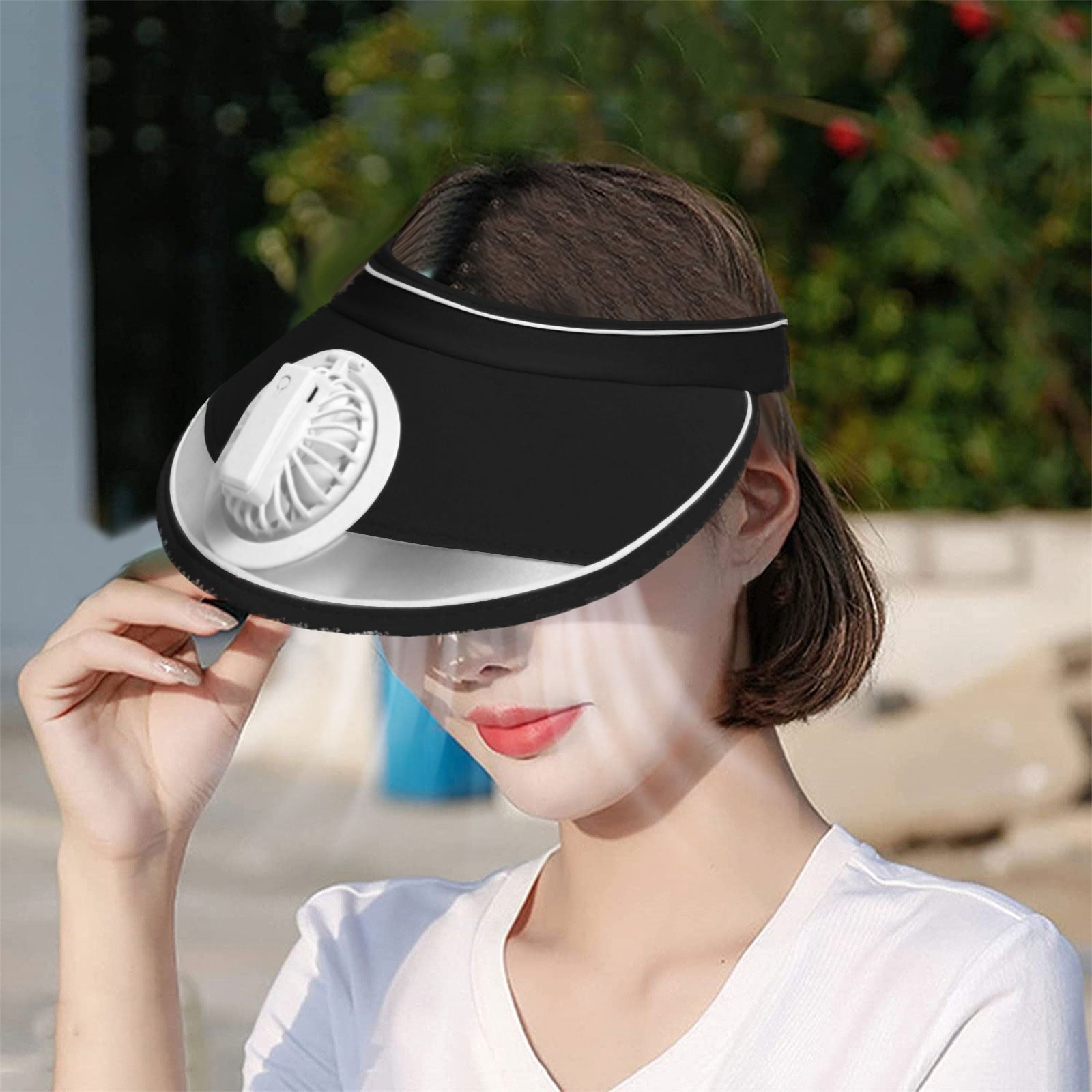Camping & Hiking Translucent USB Charging Baseball Hat Adjustable ...