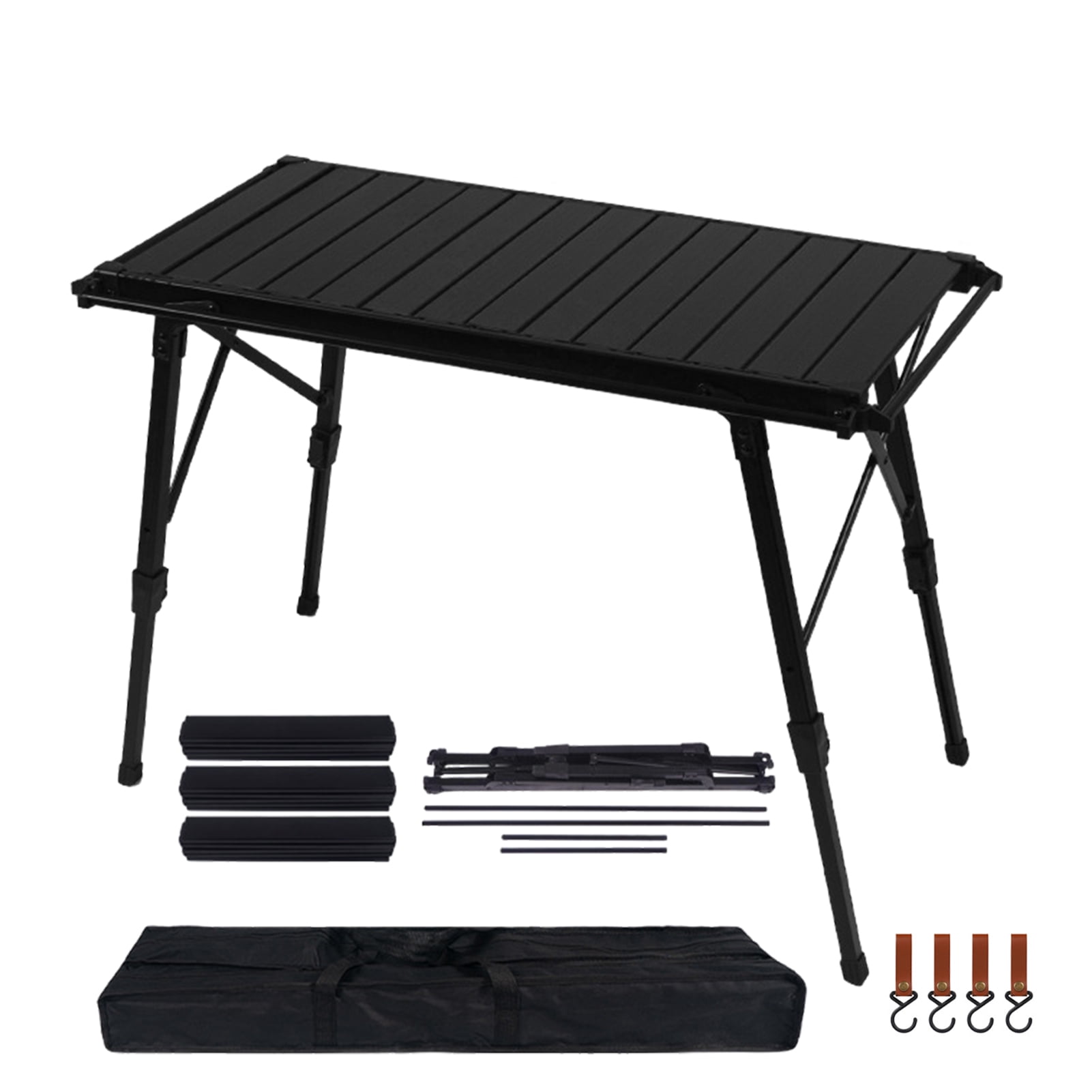 Camping IGT Table Folding Portable Table Height Adjustable Picnic Desk ...