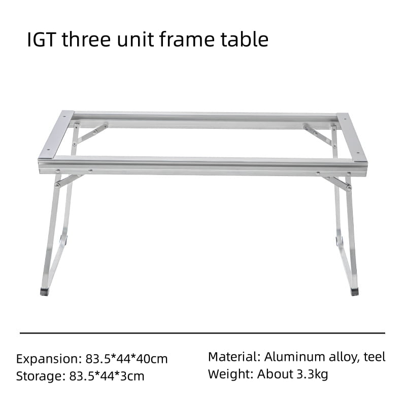 Camping IGT Table Free Combination Table Stainless Steel Storage Box IGT Accessories Outdoor ...