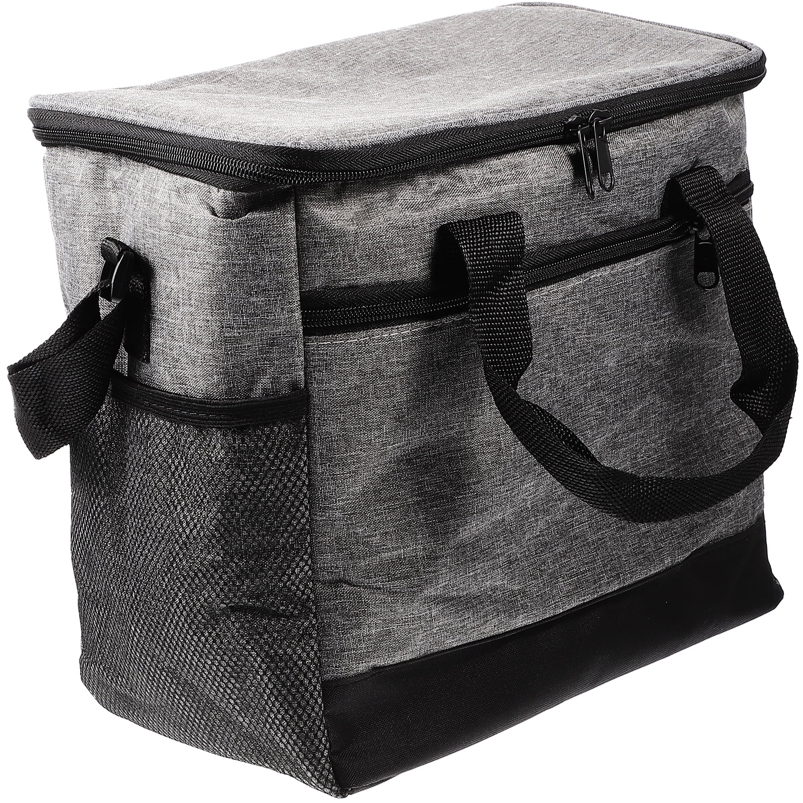 Camping Insulation Bag Large Food Zip Tote Pouches Salad Small Cooler ...